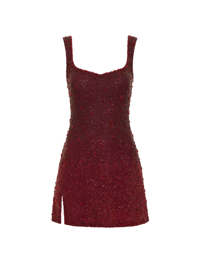 Crystal Dress - Ruby – Annie's Ibiza Online